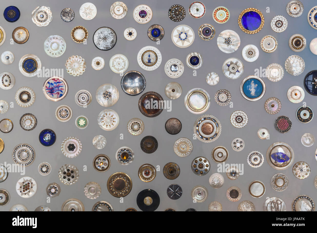 Display of historical buttons hi-res stock photography and images - Alamy
