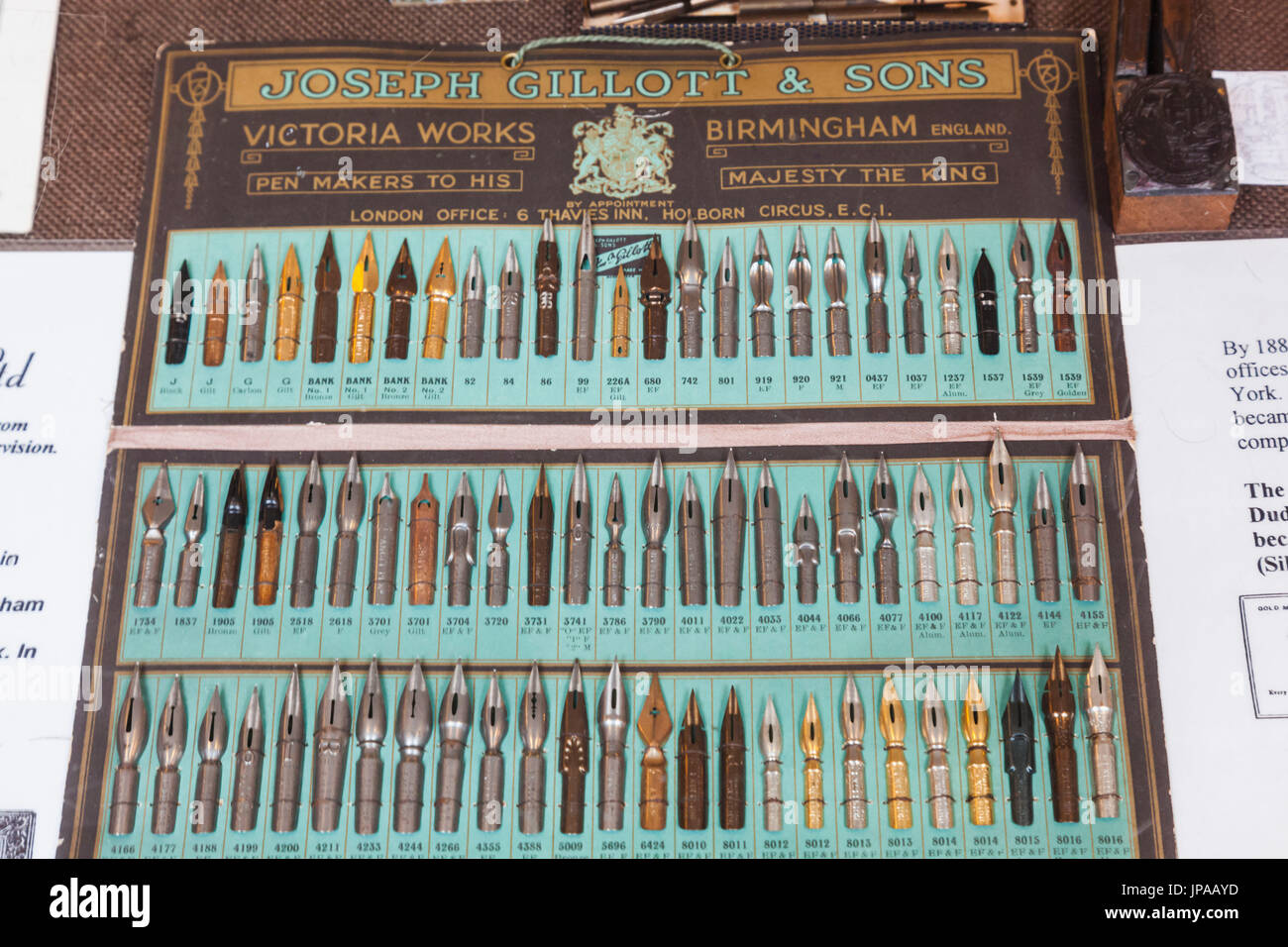 Birmingham pen museum hi-res stock photography and images - Alamy