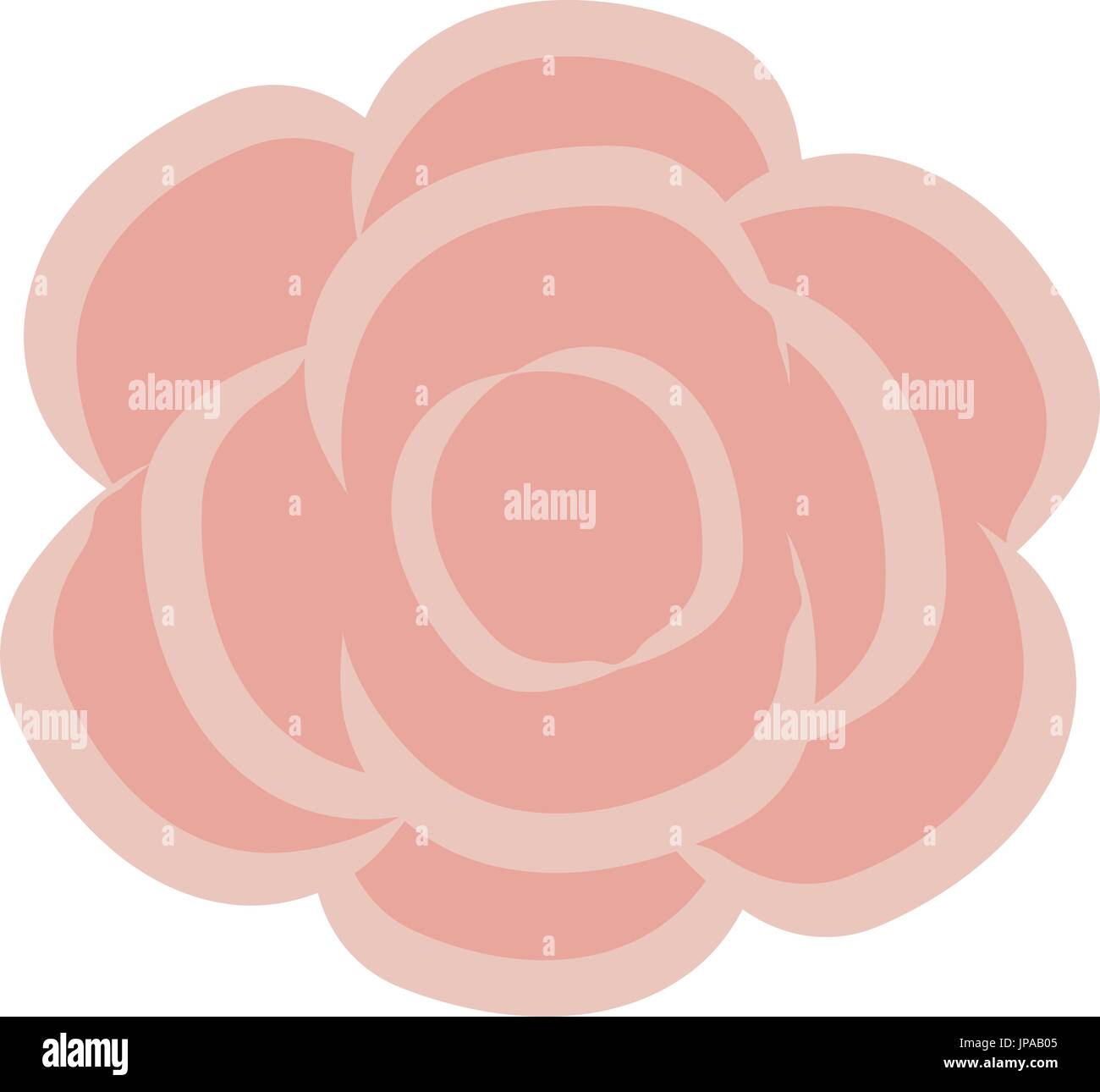 white background with colorful silhouette of pink flower in closeup ...