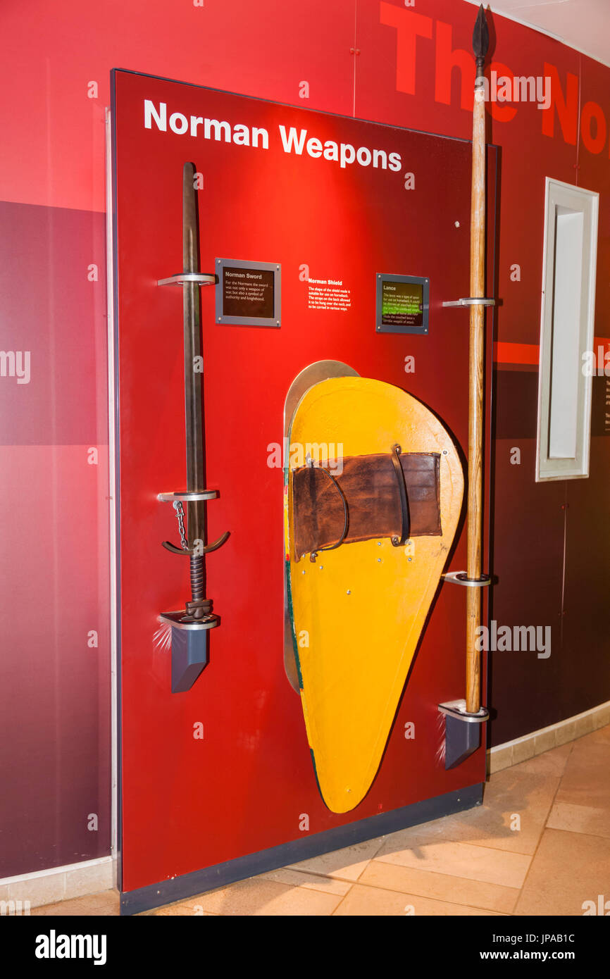 Display of medieval norman weapons hi-res stock photography and images ...