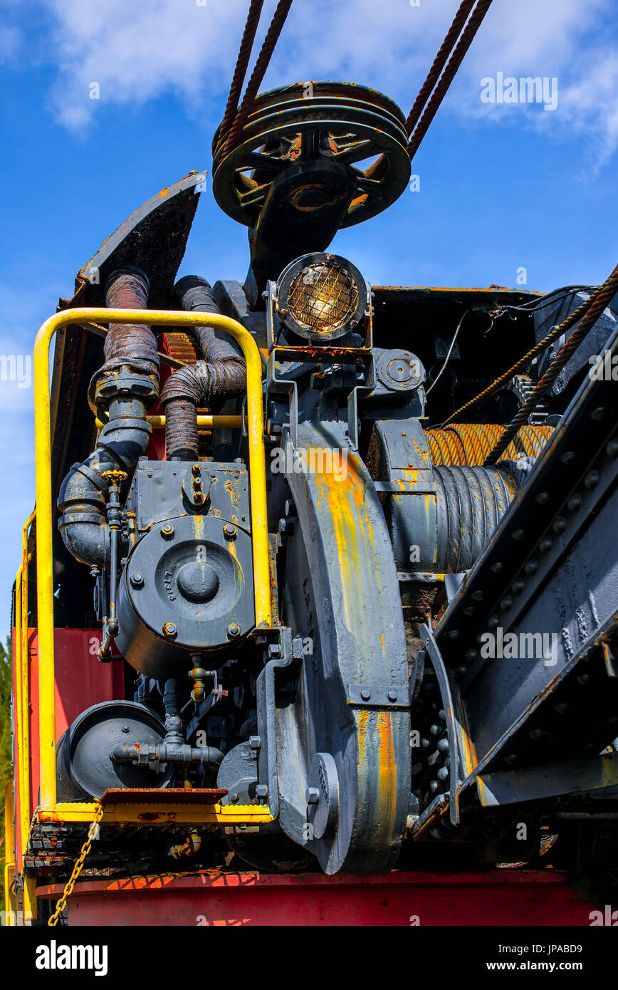 Crane, Old Railroad Museum Stock Photo - Alamy