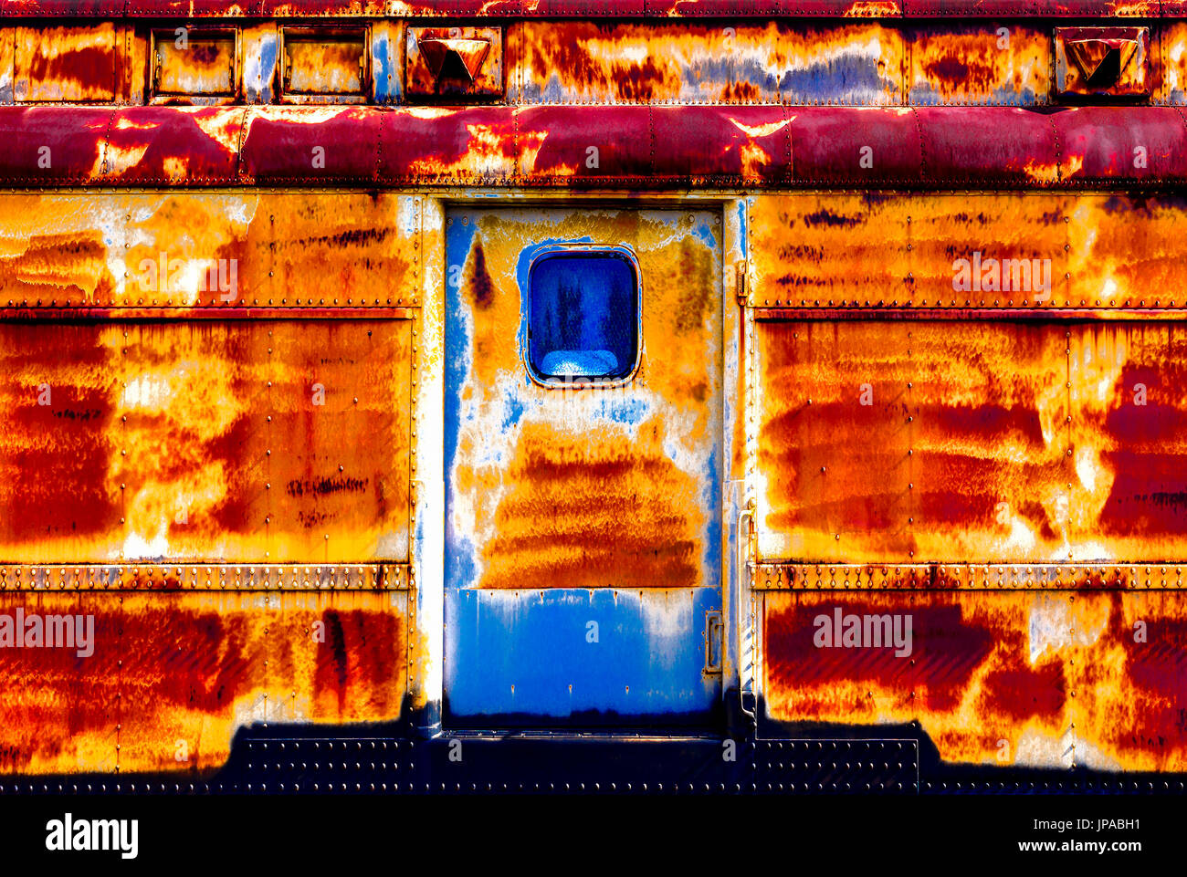 Rusted Railroad Wagon Stock Photo - Alamy