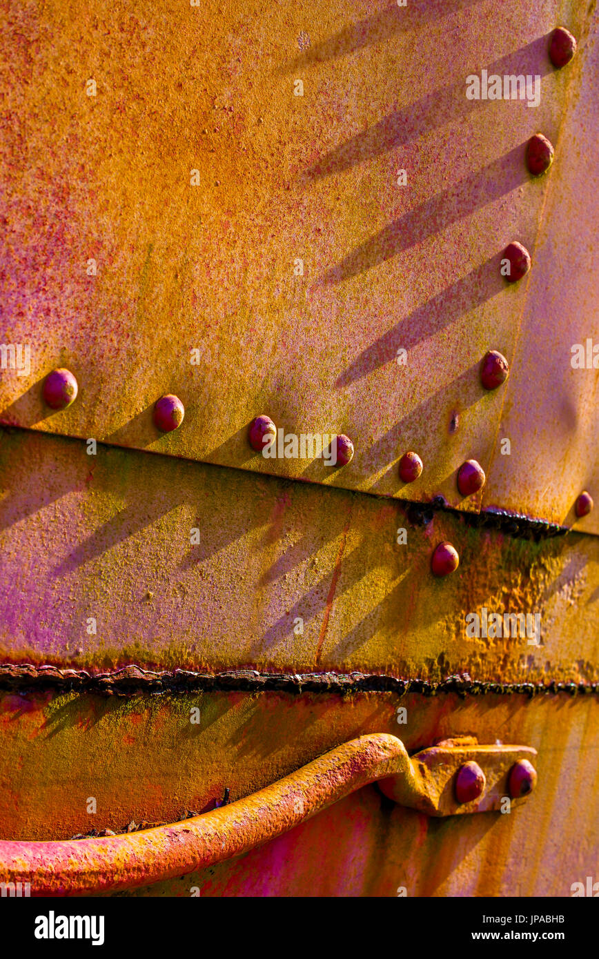 Shadows on Metal Stock Photo - Alamy