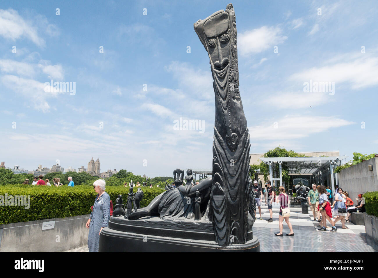 Rooftop Sculpture at The Metropolitan Museum of Art, NYC Stock Photo ...
