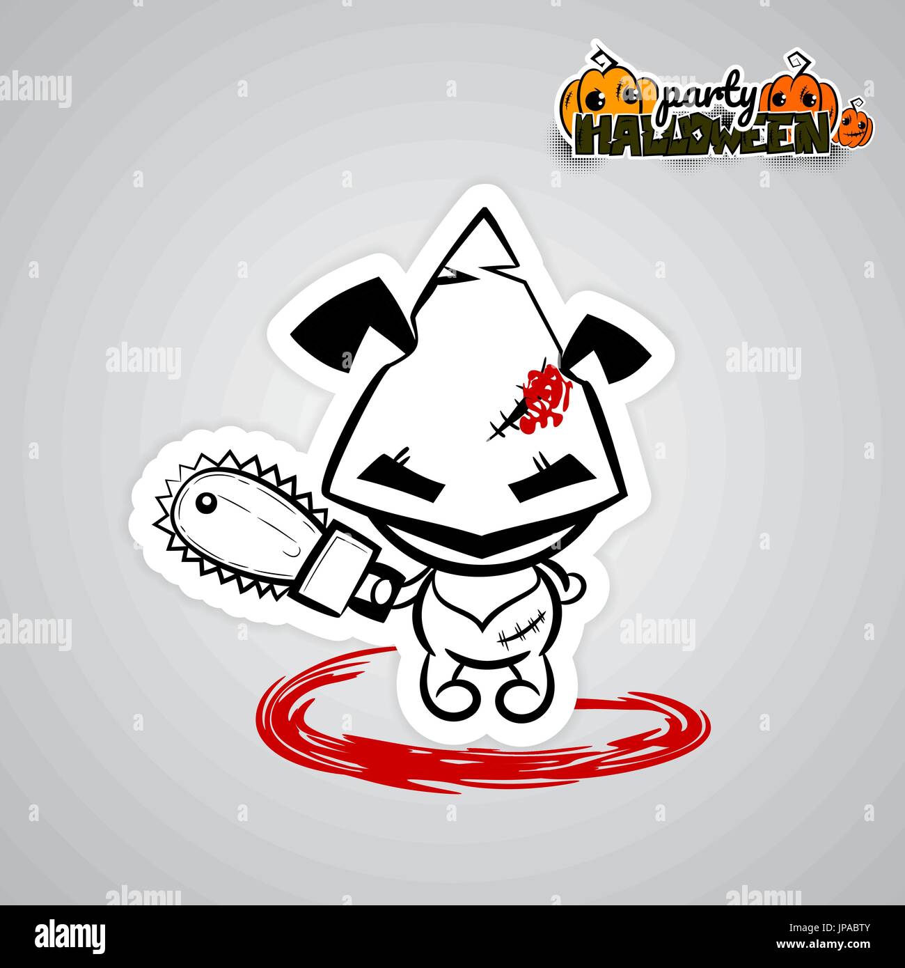 Halloween cartoon card cute puppy hi-res stock photography and images ...