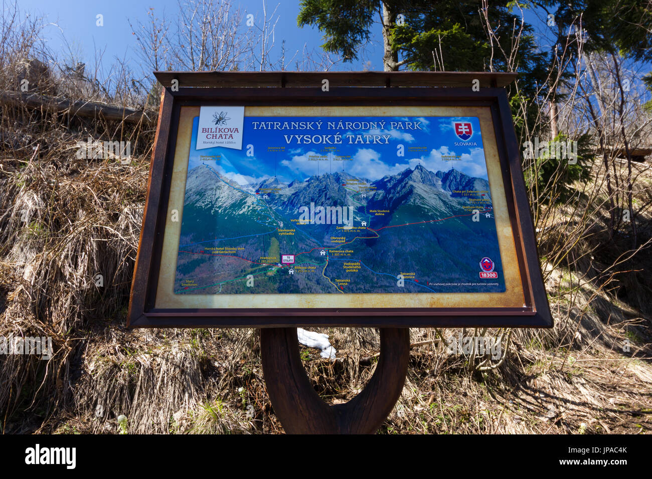 Tatra mountains map hi-res stock photography and images - Alamy