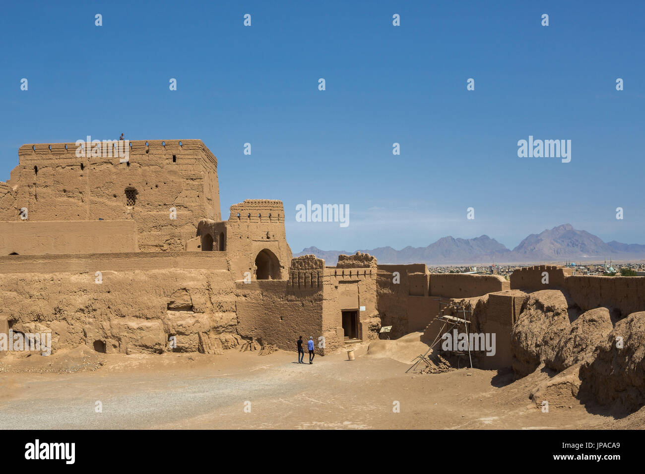 Iran, Meybod City, Narin Castle Stock Photo - Alamy
