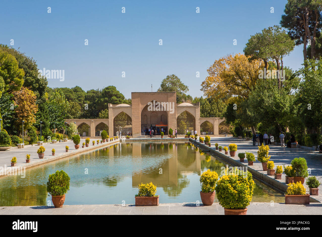 Iran, Esfahan City, Chehel Sotun Palace and Garden, UNESCO World ...