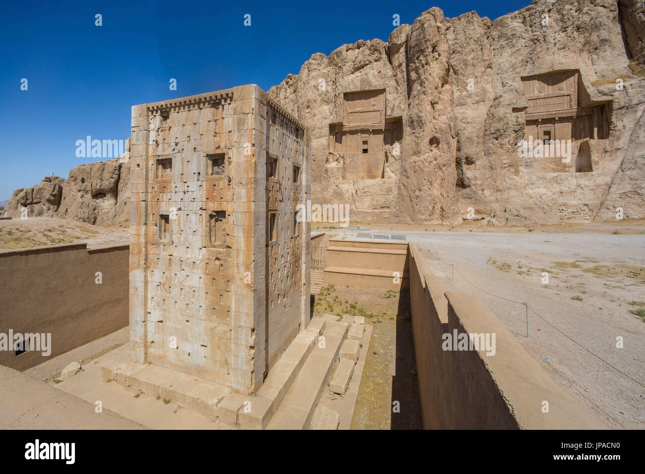 Iran, Persepolis, Naqsh-e Rostam Necropolis, UNESCO World Heritage ...