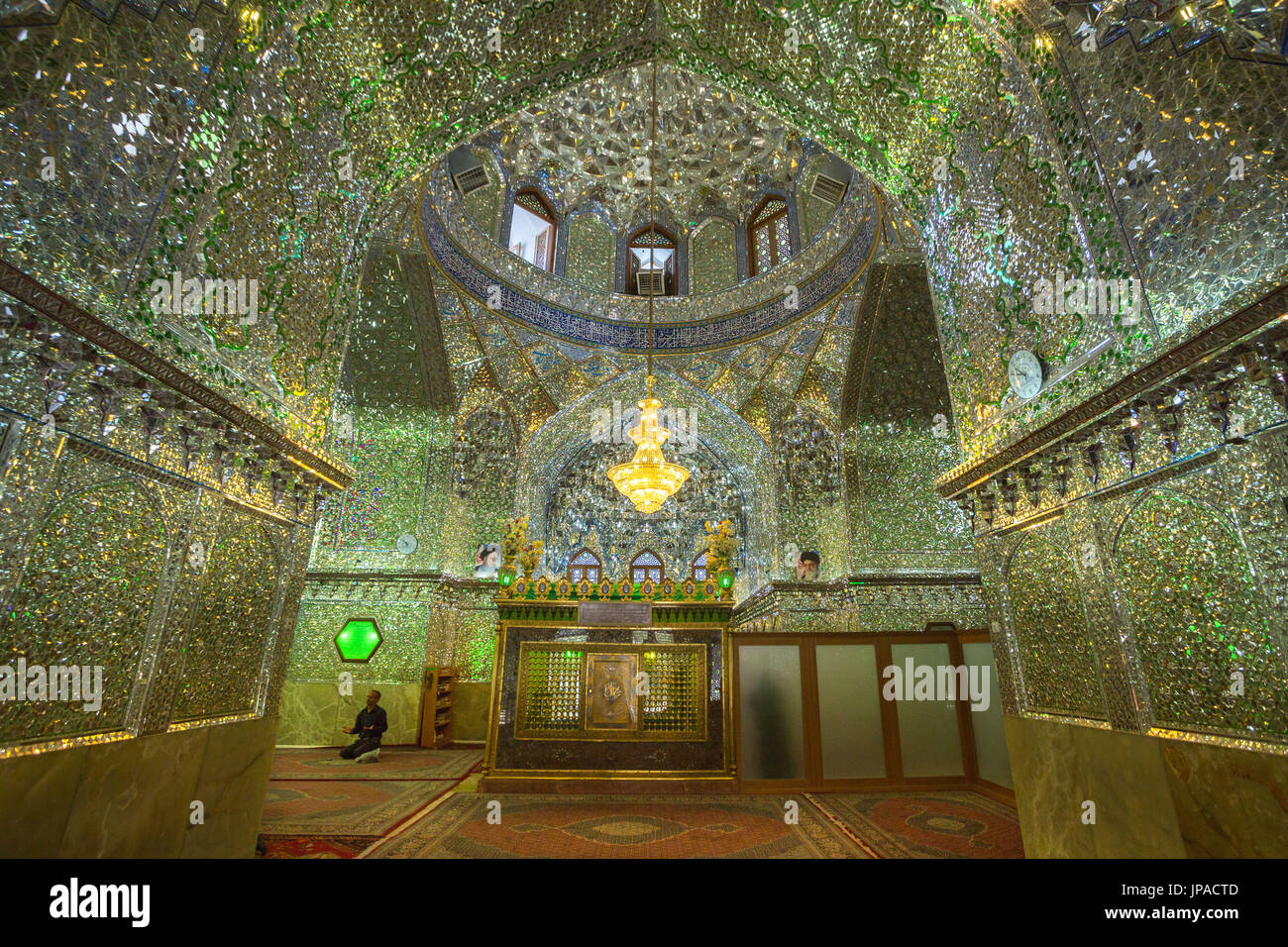 Iran, Shiraz City, Imamyadeh Mausoleum, Tomb of Emir Ali Stock Photo ...