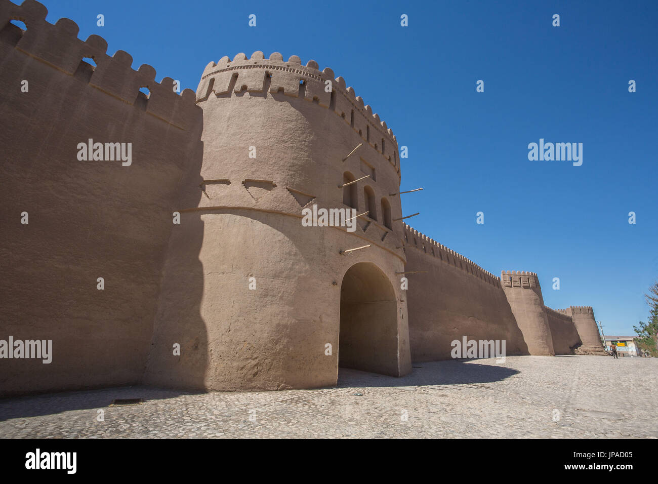 Iran, Rayen City, Arg-e-Rayen, Raen Citadel Stock Photo - Alamy