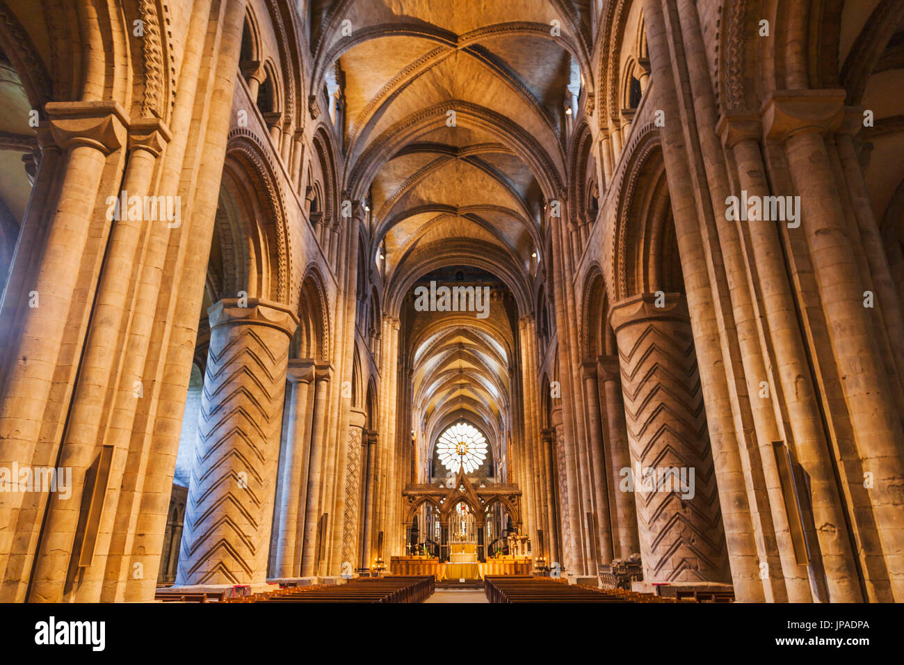 Durham cathedral interior hi-res stock photography and images - Alamy