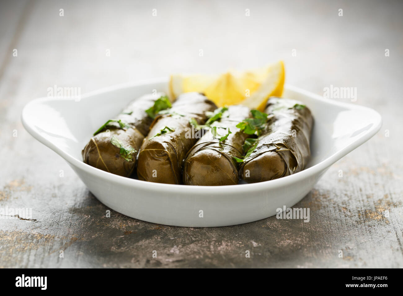 Stuffed vine leaves hi-res stock photography and images - Alamy