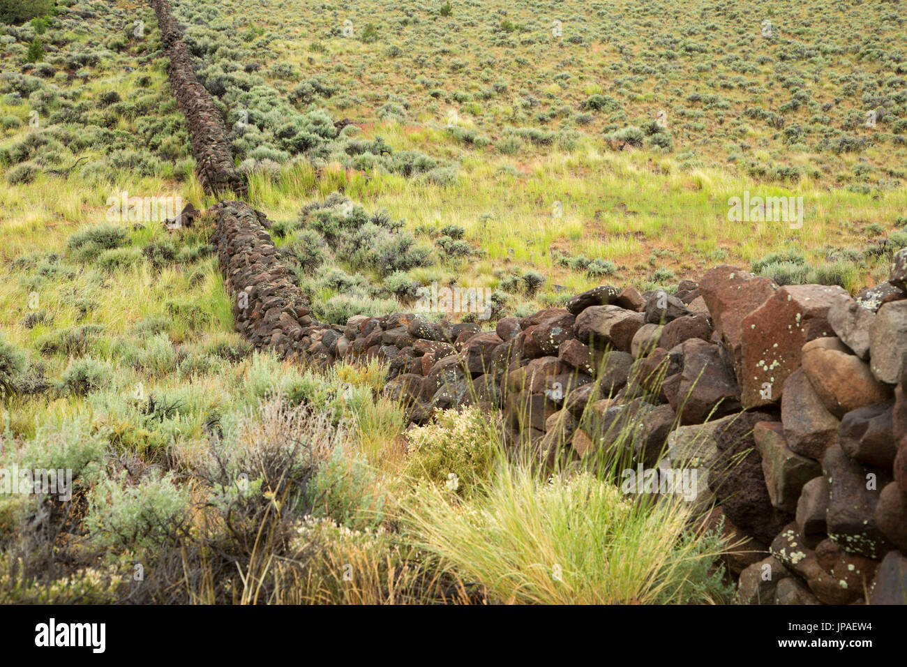 Rockwall at Hart Canyon, Hart Mountain National Antelope Refuge ...