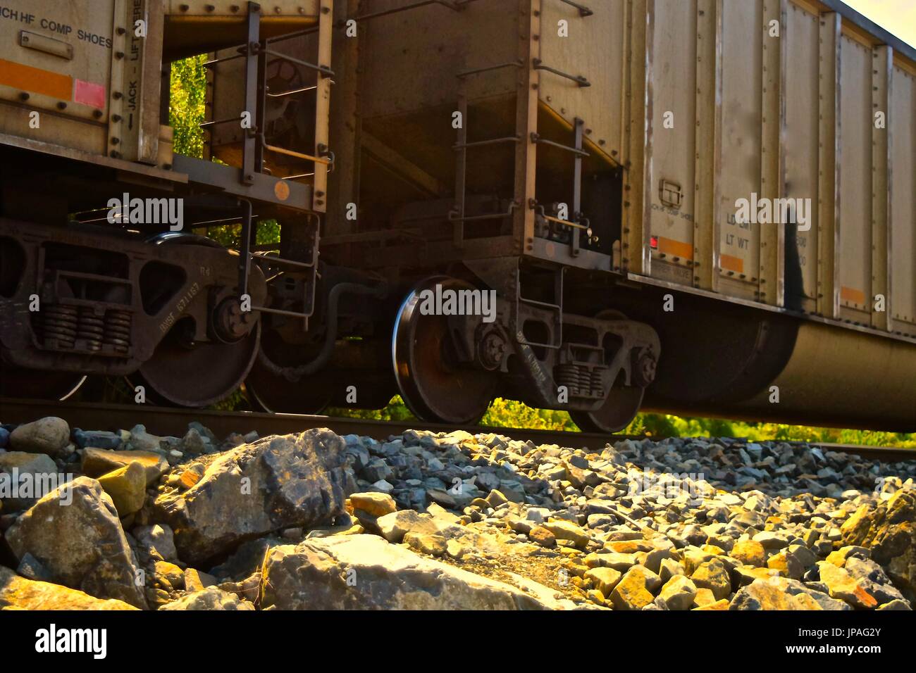 Cargo hauling by train hi-res stock photography and images - Alamy