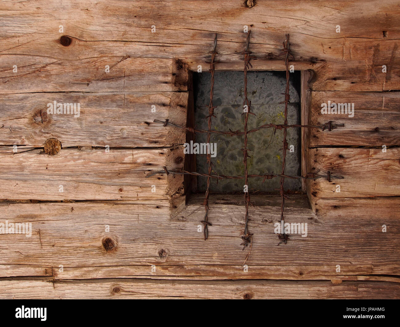 Barbed window hi-res stock photography and images - Alamy