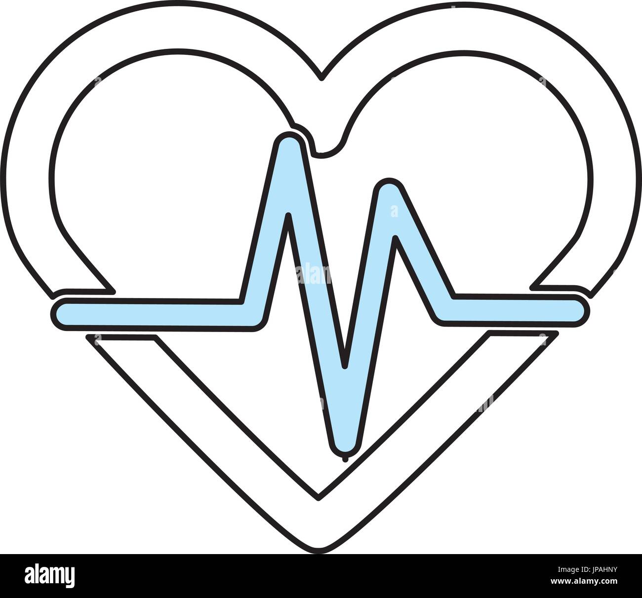Heart medical symbol Stock Vector Image & Art - Alamy
