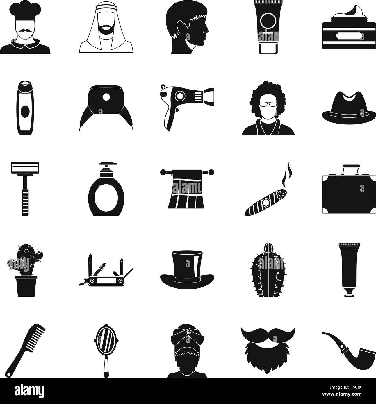 Hats icons set, simple style Stock Vector Image & Art - Alamy