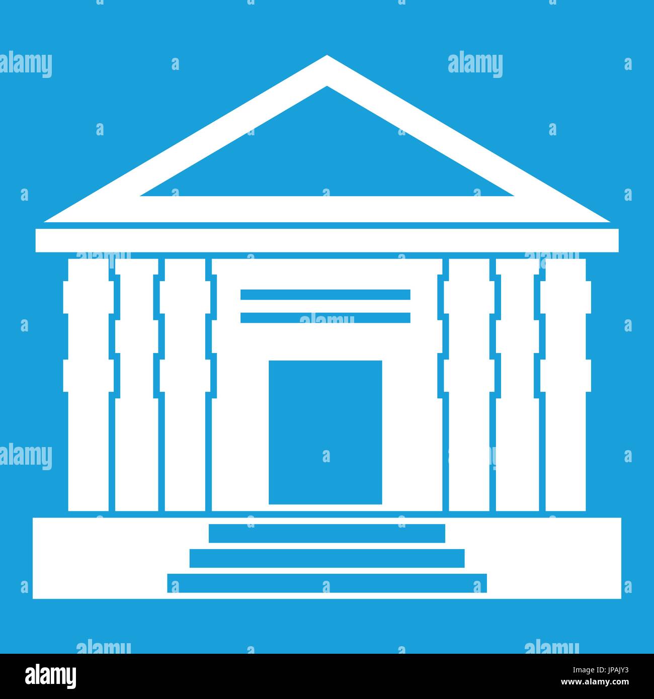 Colonnade icon white Stock Vector Image & Art - Alamy