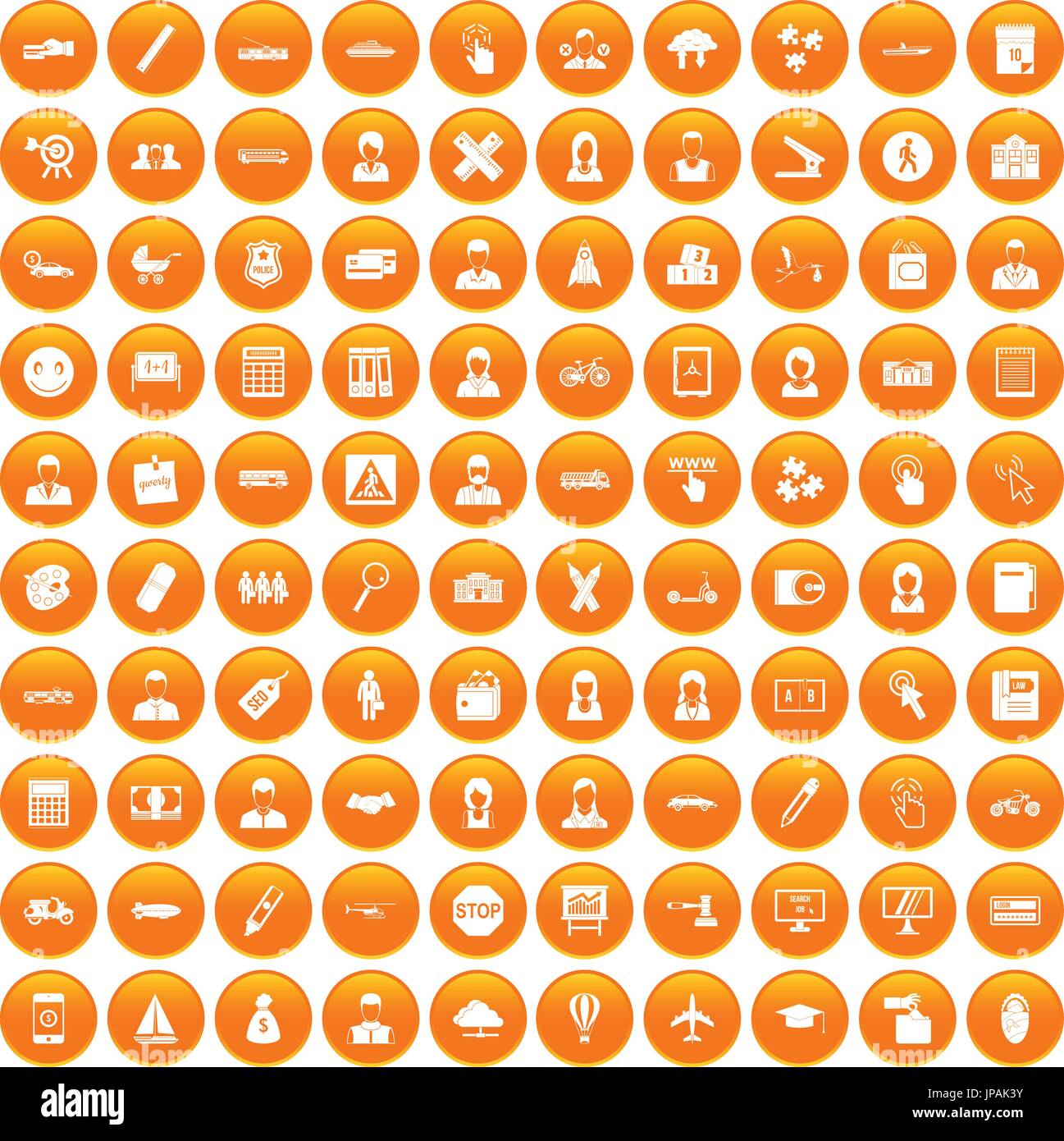 Orange with stork Stock Vector Images - Alamy