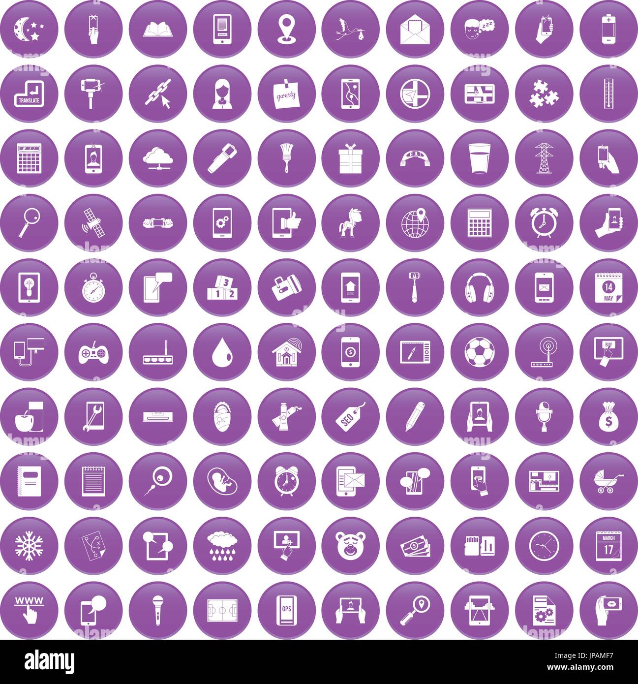 Purple stroller Stock Vector Images - Alamy