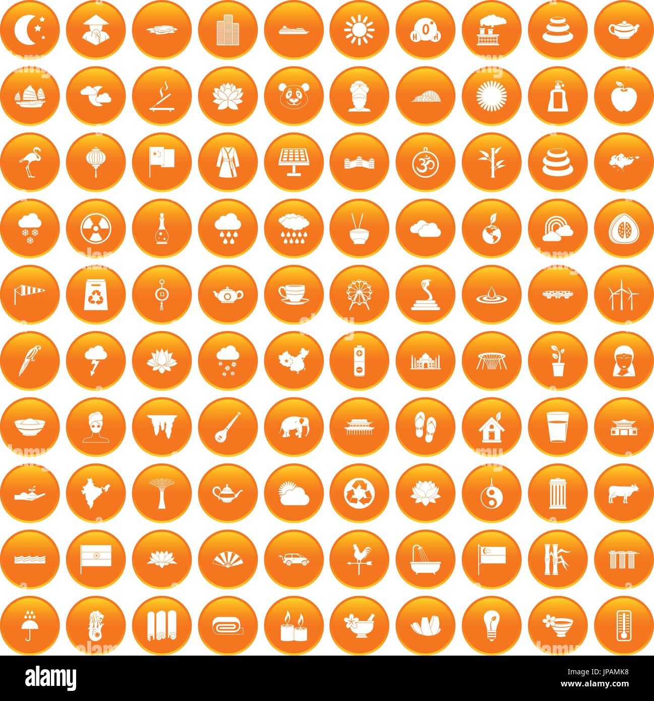 Rain lotus Stock Vector Images - Alamy