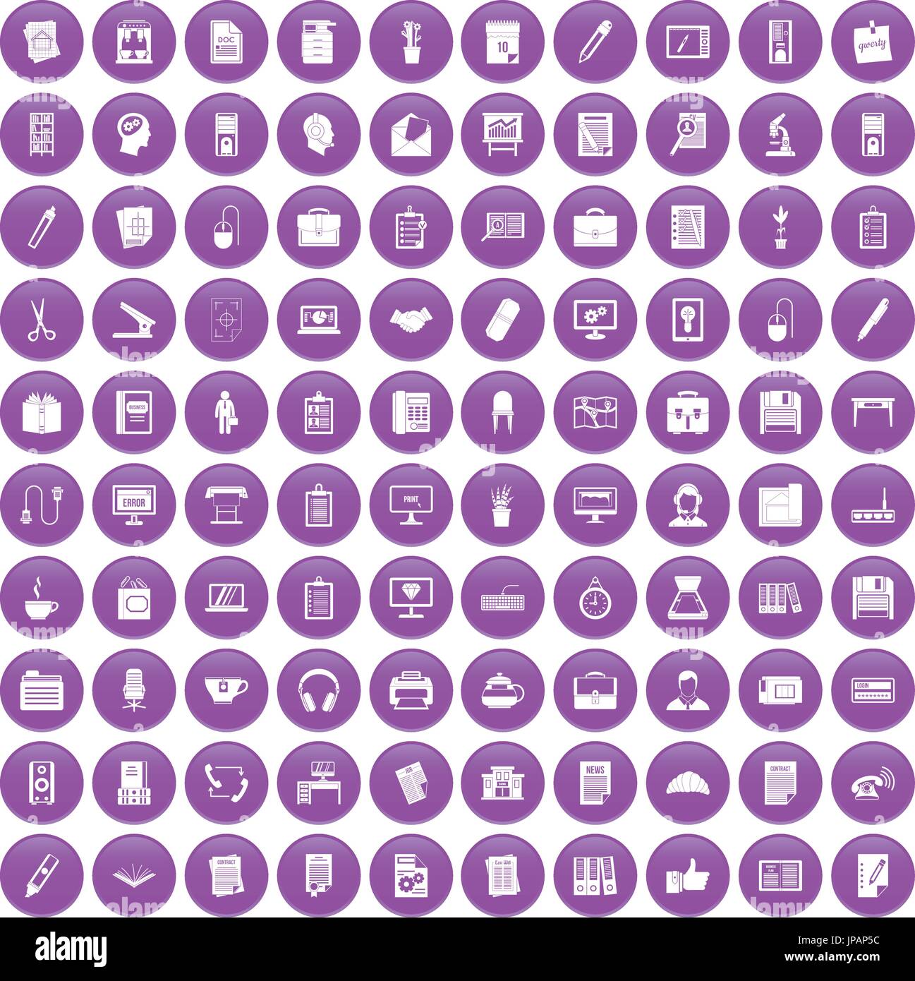 Purple clips Stock Vector Images - Alamy