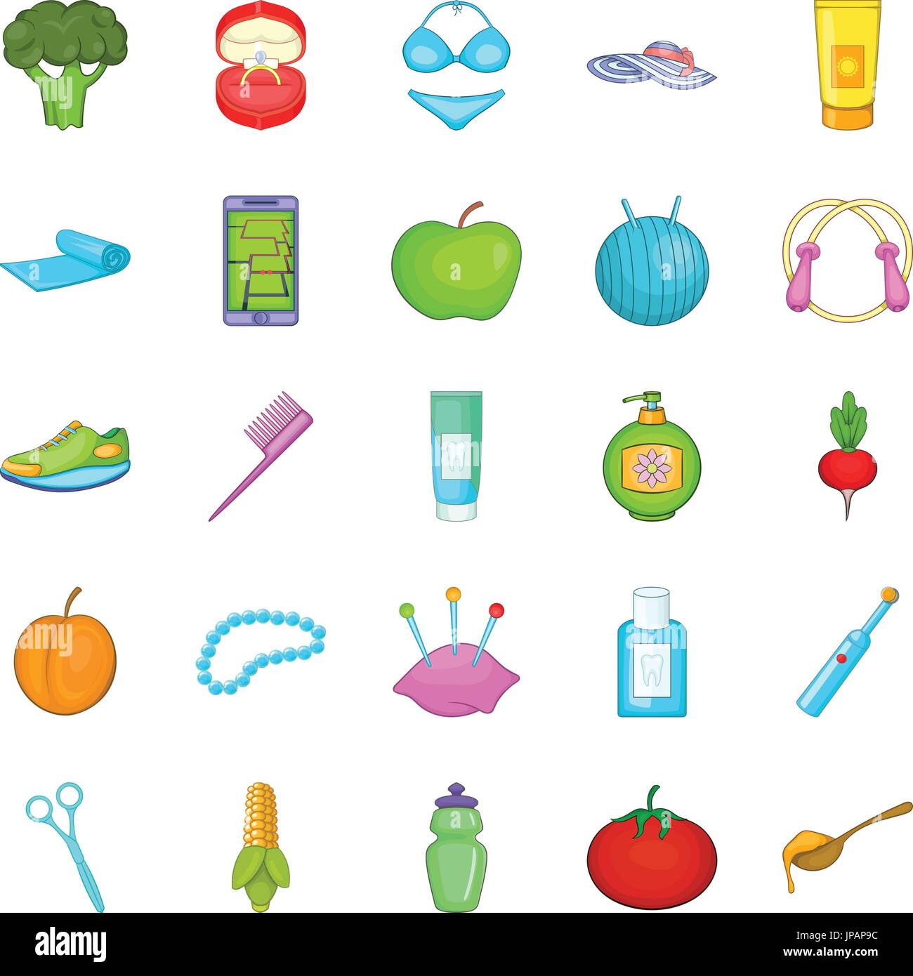 Good product icons set, cartoon style Stock Vector Image & Art - Alamy