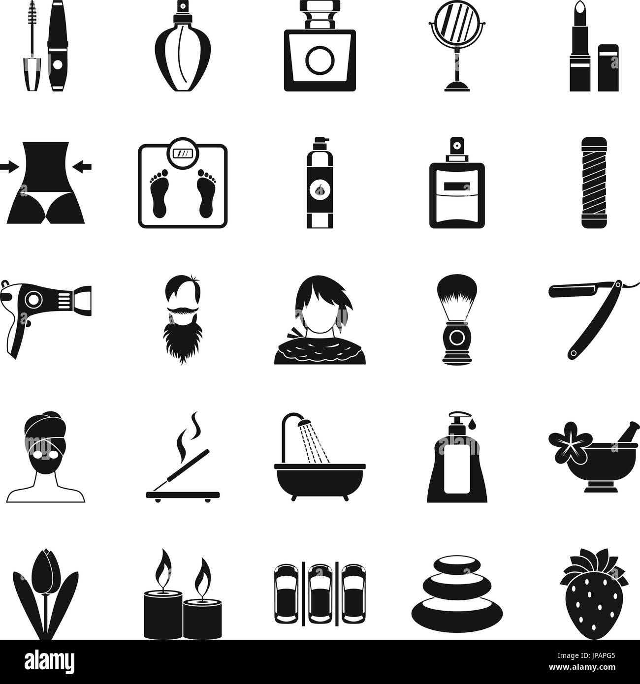 Icons aesthetic treatment hi-res stock photography and images - Alamy
