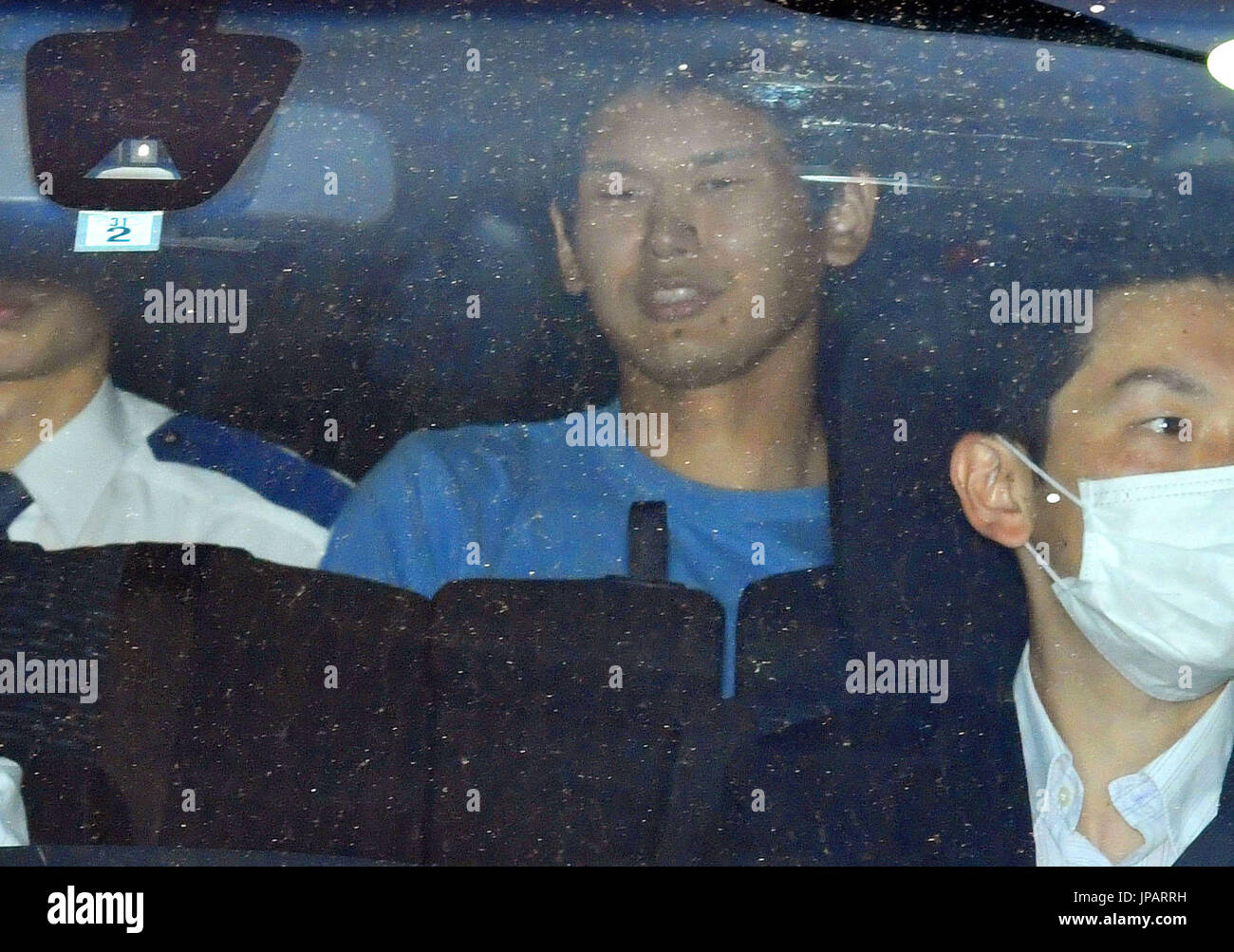 Tomohiro Iwazaki, a man under arrest for stabbing a little-known pop ...