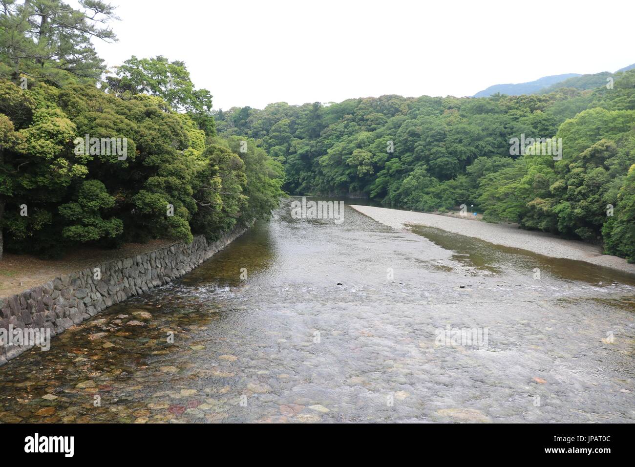 Photo taken May 25, 2016, shows a picturesque scene of the Isuzugawa ...