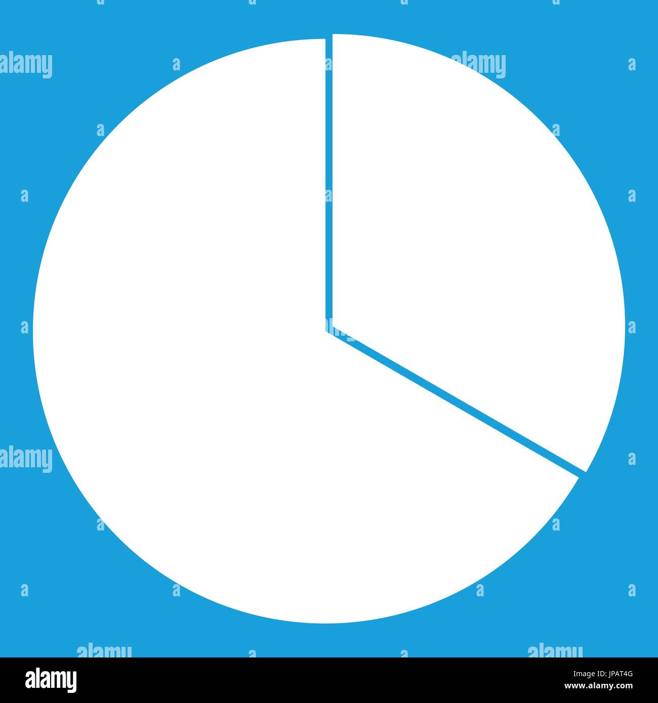 Circle chart infographic icon white Stock Vector Image & Art - Alamy