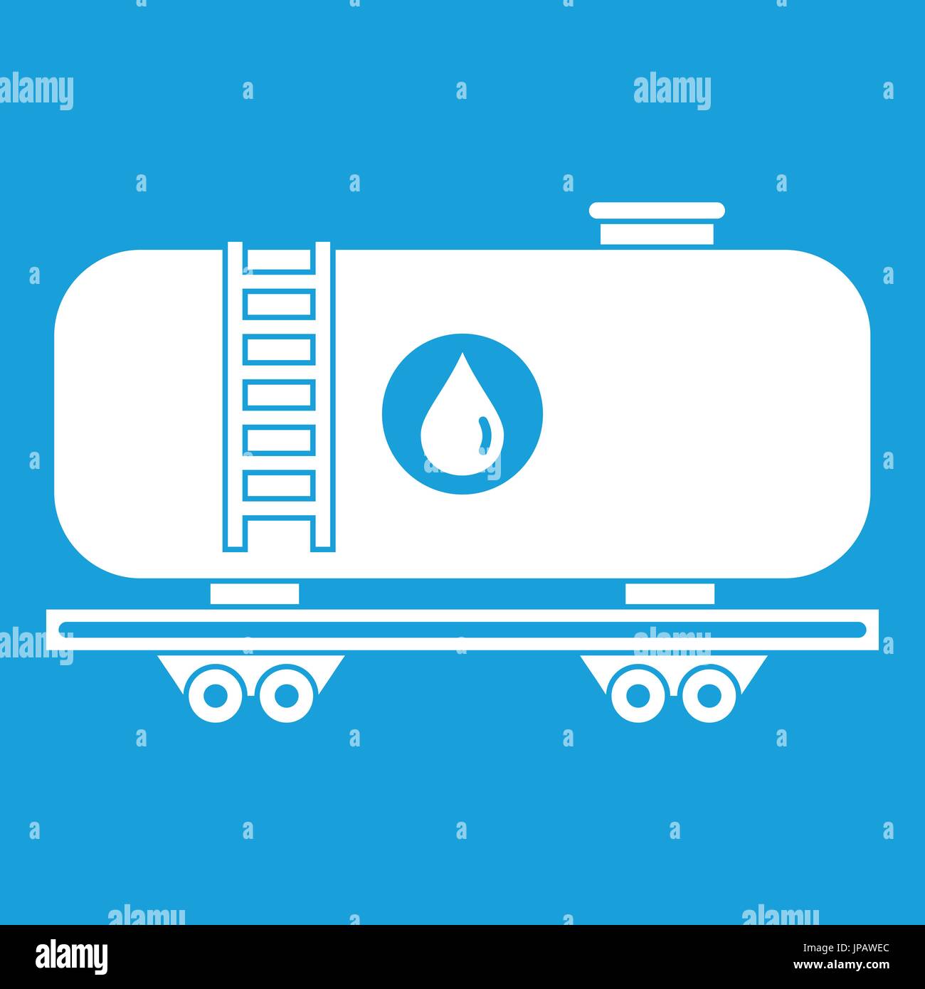 Blue oil tanker ship icon hi-res stock photography and images - Alamy
