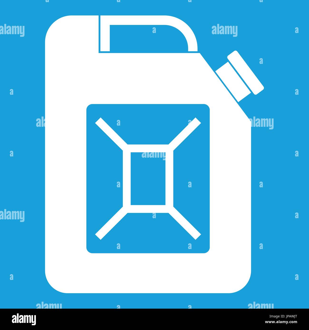 Jerrycan icon white Stock Vector Image & Art - Alamy