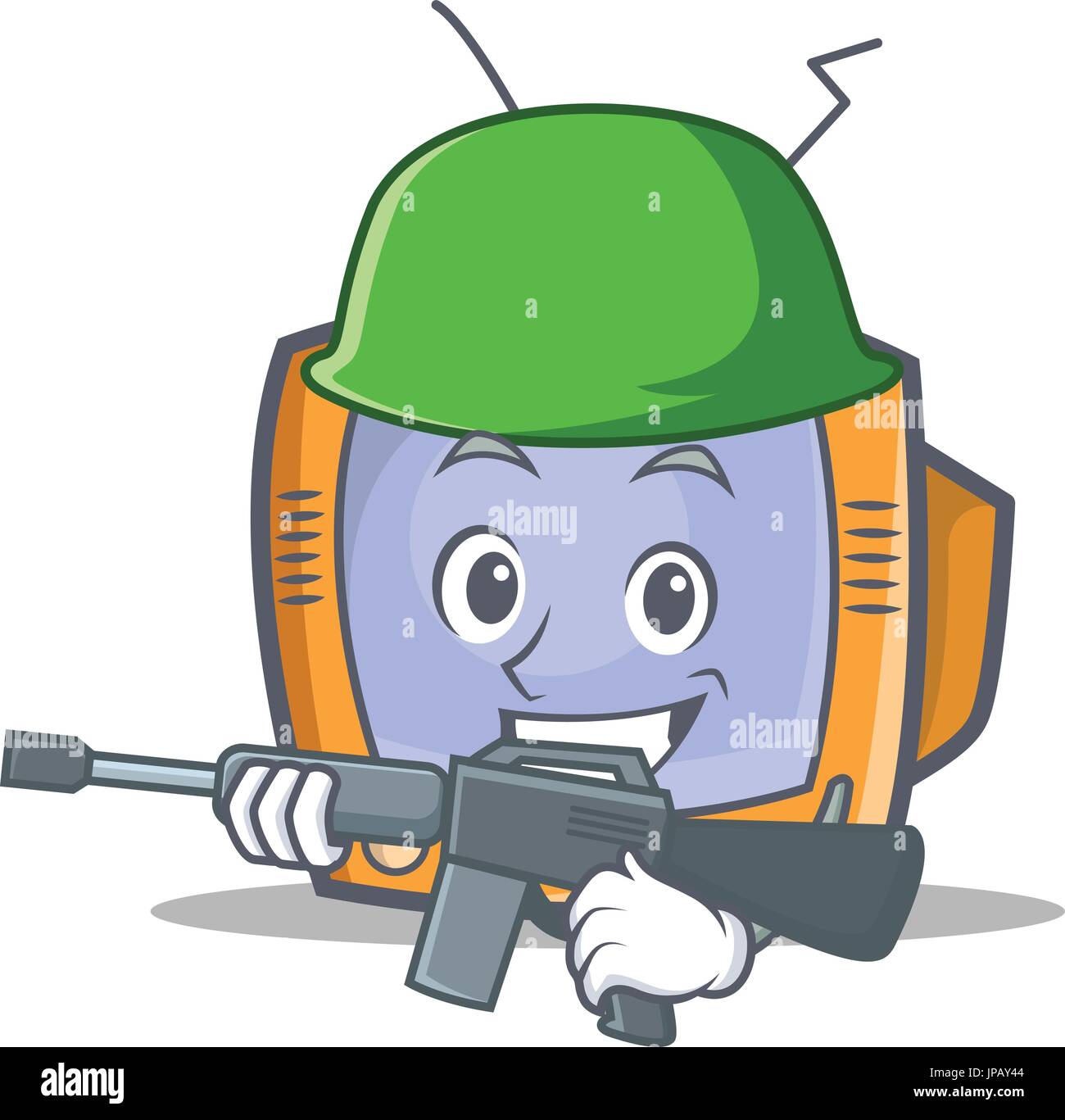 Army TV character cartoon object Stock Vector Image & Art - Alamy