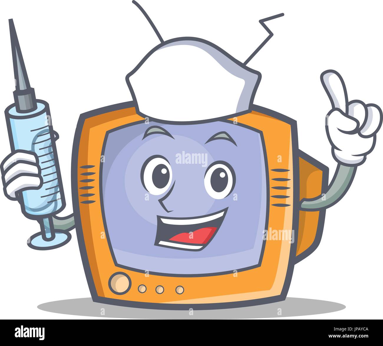 Nurse TV character cartoon object Stock Vector Image & Art - Alamy