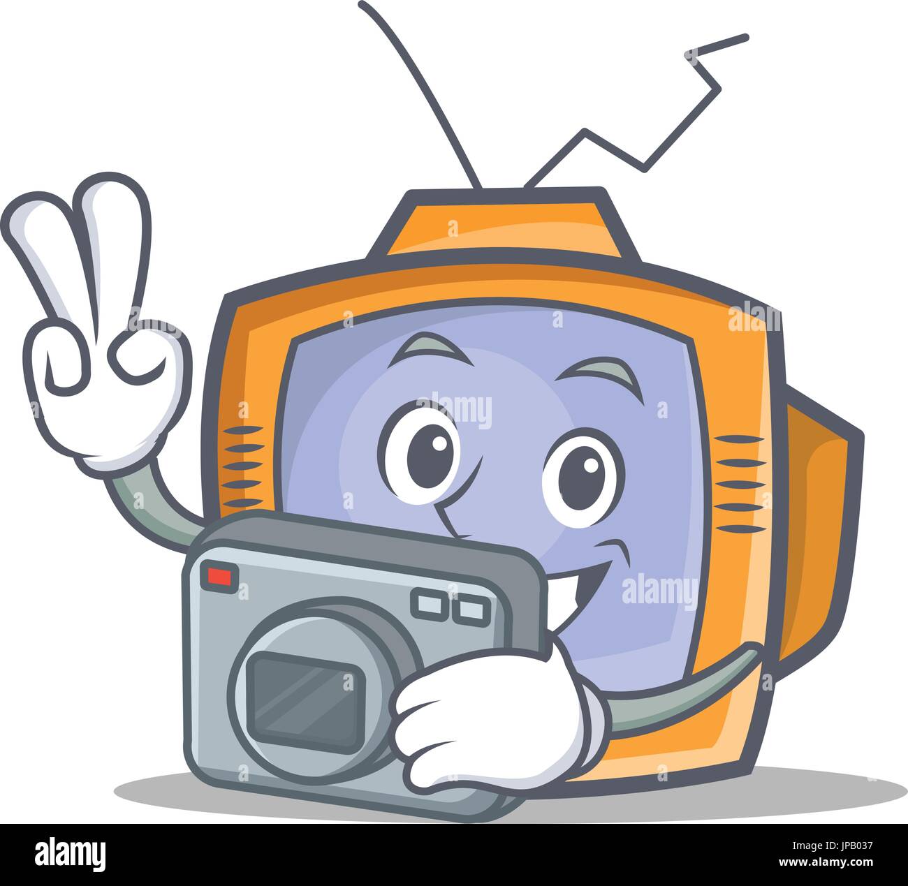Photography TV character cartoon object Stock Vector Image & Art - Alamy