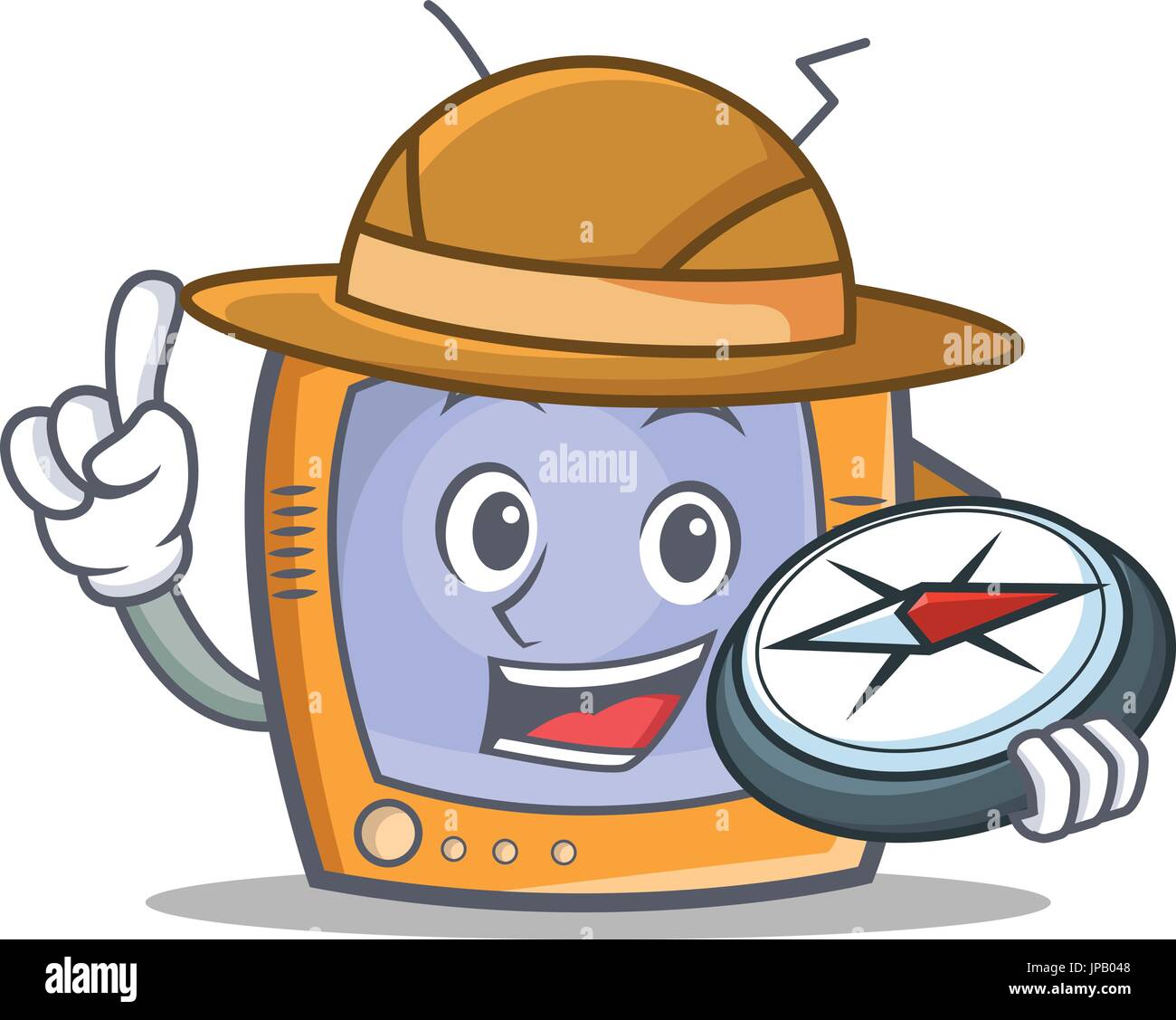 Explorer TV character cartoon object Stock Vector Image & Art - Alamy