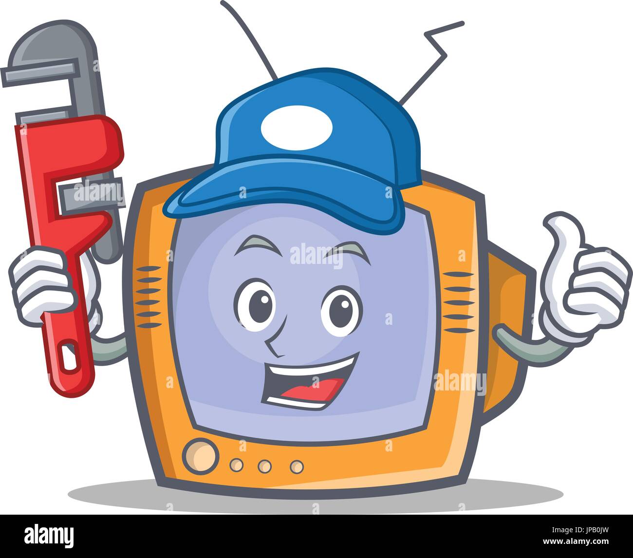 Television comic Stock Vector Images - Alamy