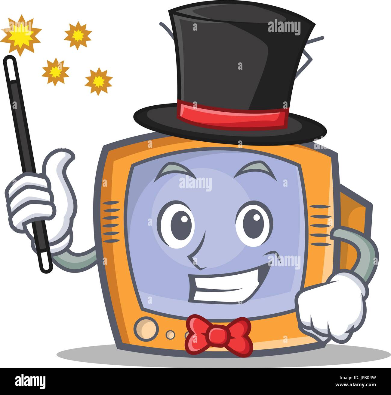 Tv magician Stock Vector Images - Alamy