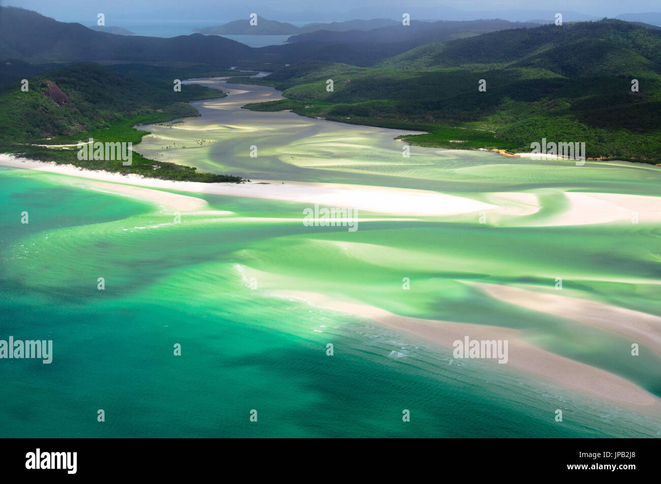 Whitehaven beach flight hi-res stock photography and images - Alamy