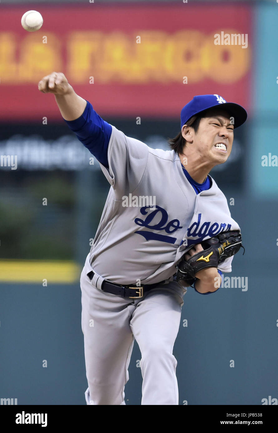 Los Angeles Dodgers pitcher Kenta Maeda starts in the Dodgers' 4-1 win ...