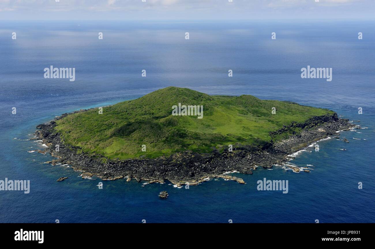 File photo taken in June 2011 shows Kuba Island, part of the Japanese ...
