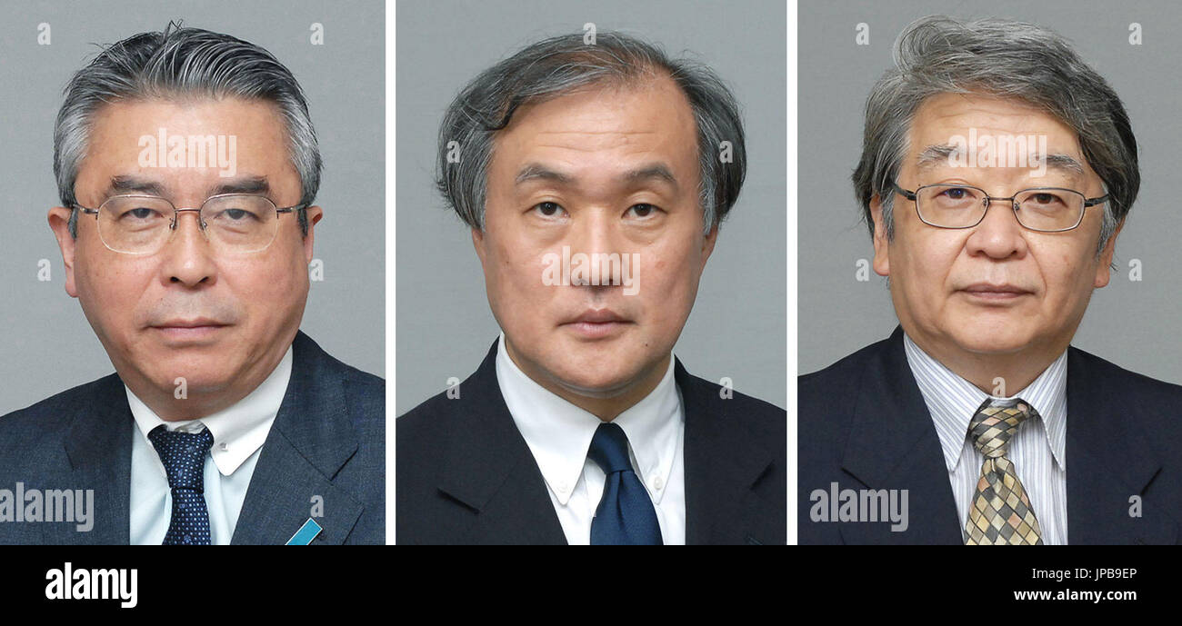 Photo taken in June 2016 shows (from L) Shinsuke Sugiyama, Japan's ...