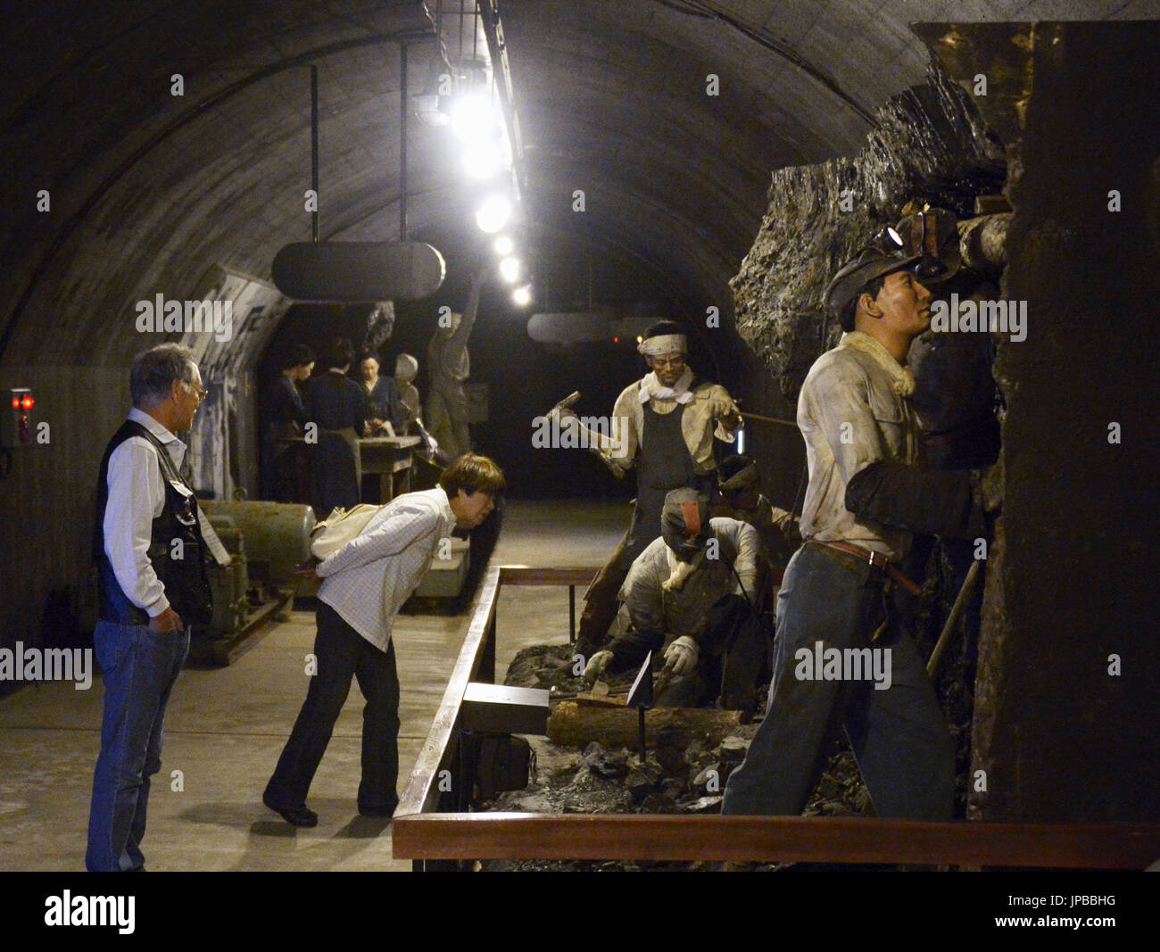 Photo taken May 8, 2016, shows a coal mine museum in the northern Japan ...