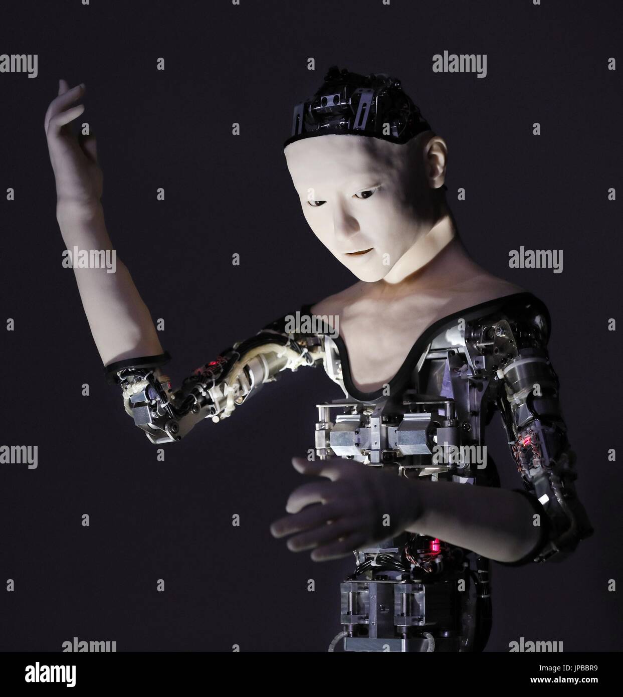 A humanoid robot called "Alter," jointly created by Osaka University ...