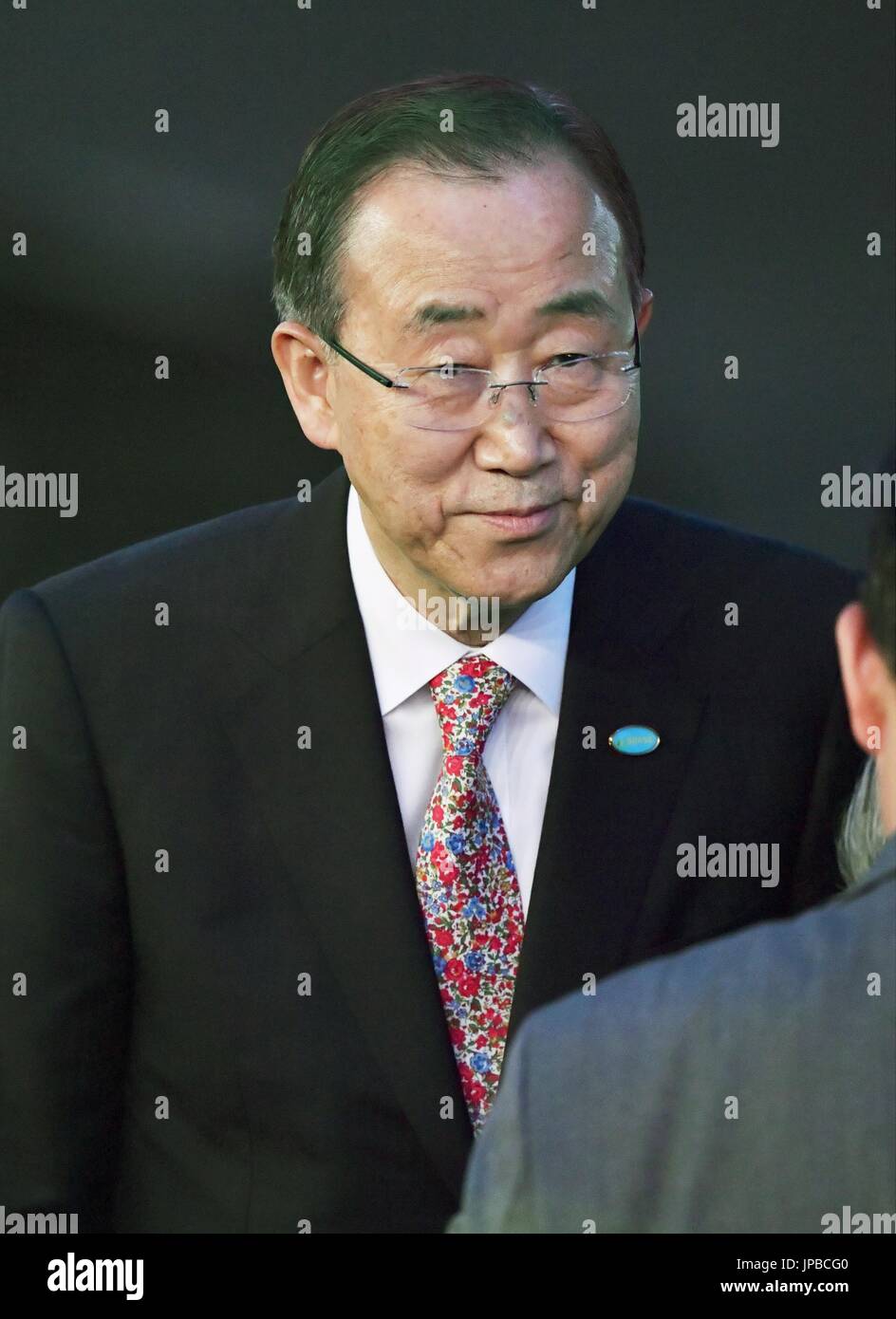 U.N. Secretary General Ban Ki Moon attends the opening ceremony of the ...
