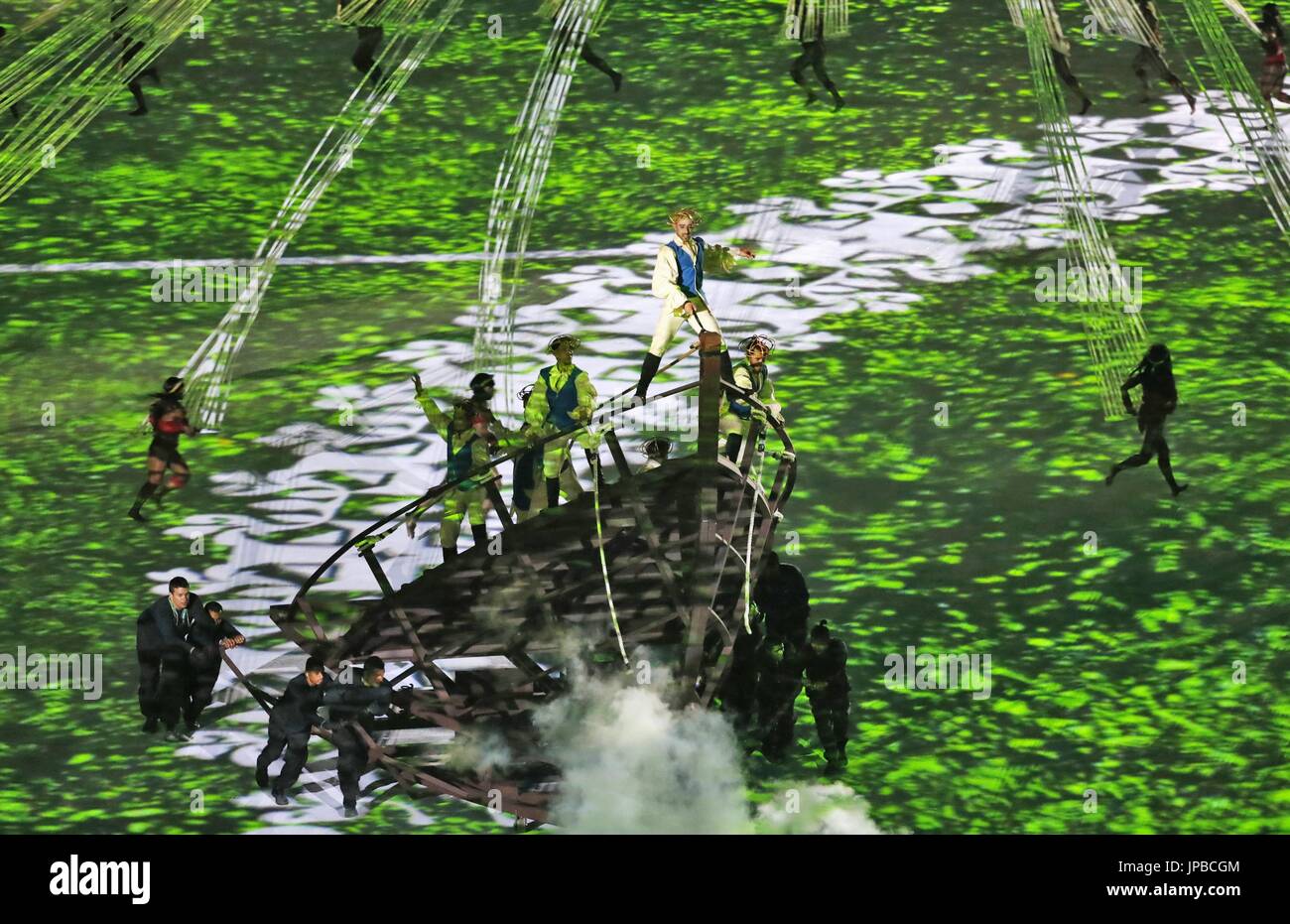 Performers set the mood for the 17-day Rio de Janeiro Olympic Games ...