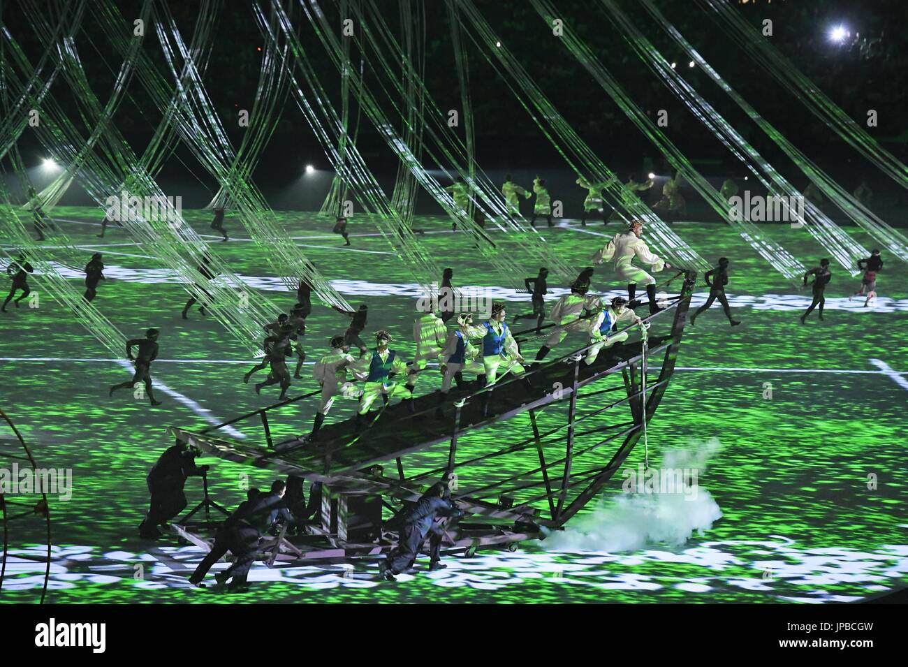 Performers set the mood for the 17-day Rio de Janeiro Olympic Games ...