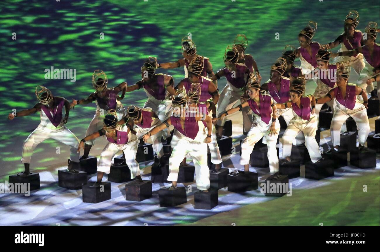 Performers set the mood for the 17-day Rio de Janeiro Olympic Games ...